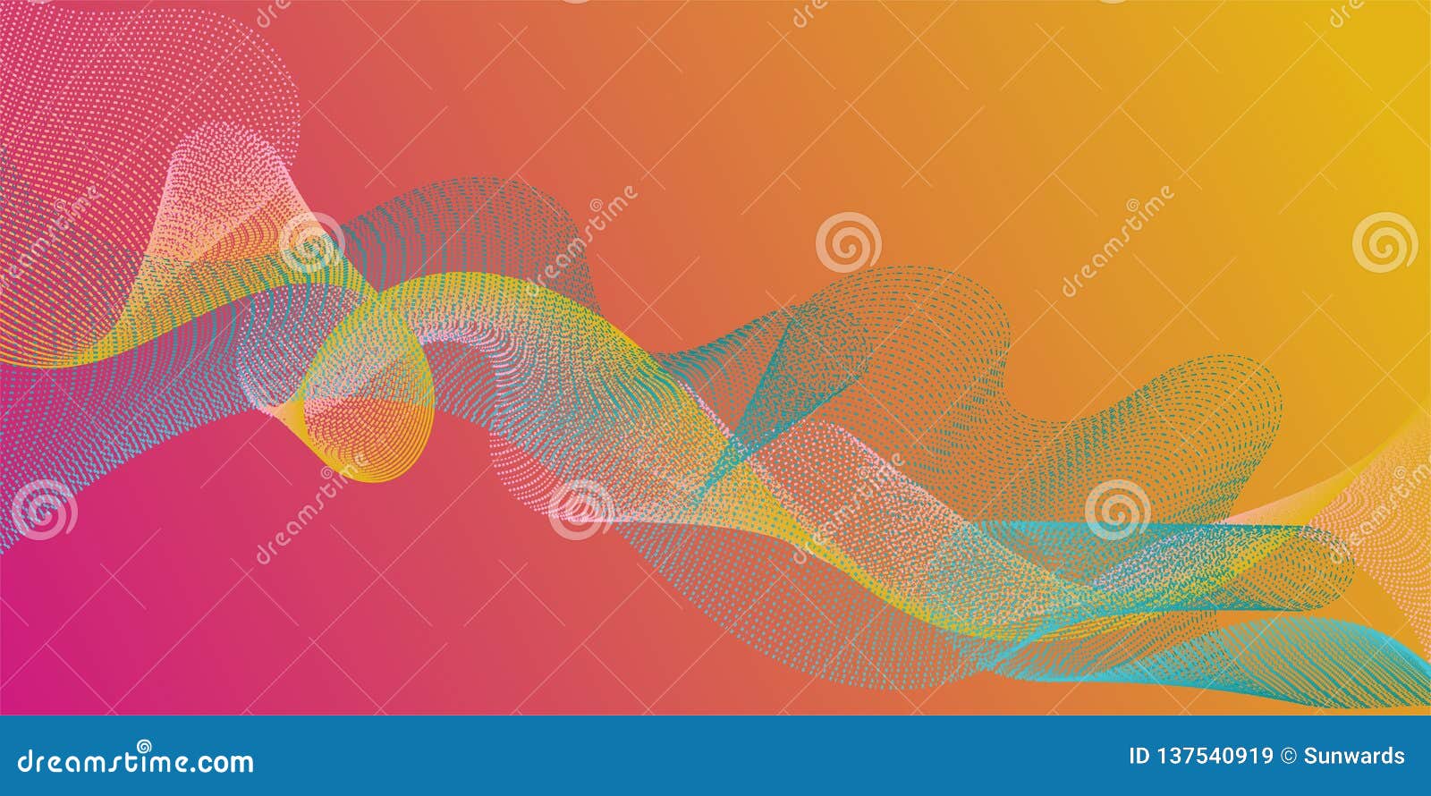 Reticulated Intersecting Curves Geometry Backdrop. Stock Vector ...