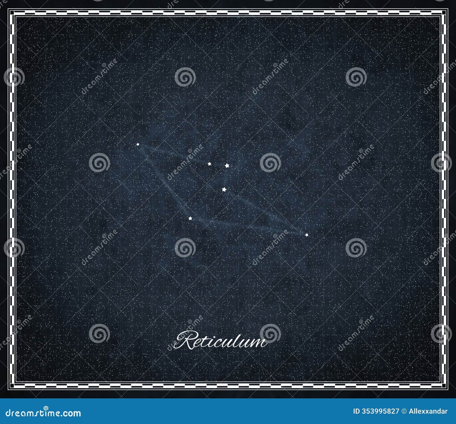 Reticulum Constellation, Cluster Of Stars, Reticle Constellation, The ...