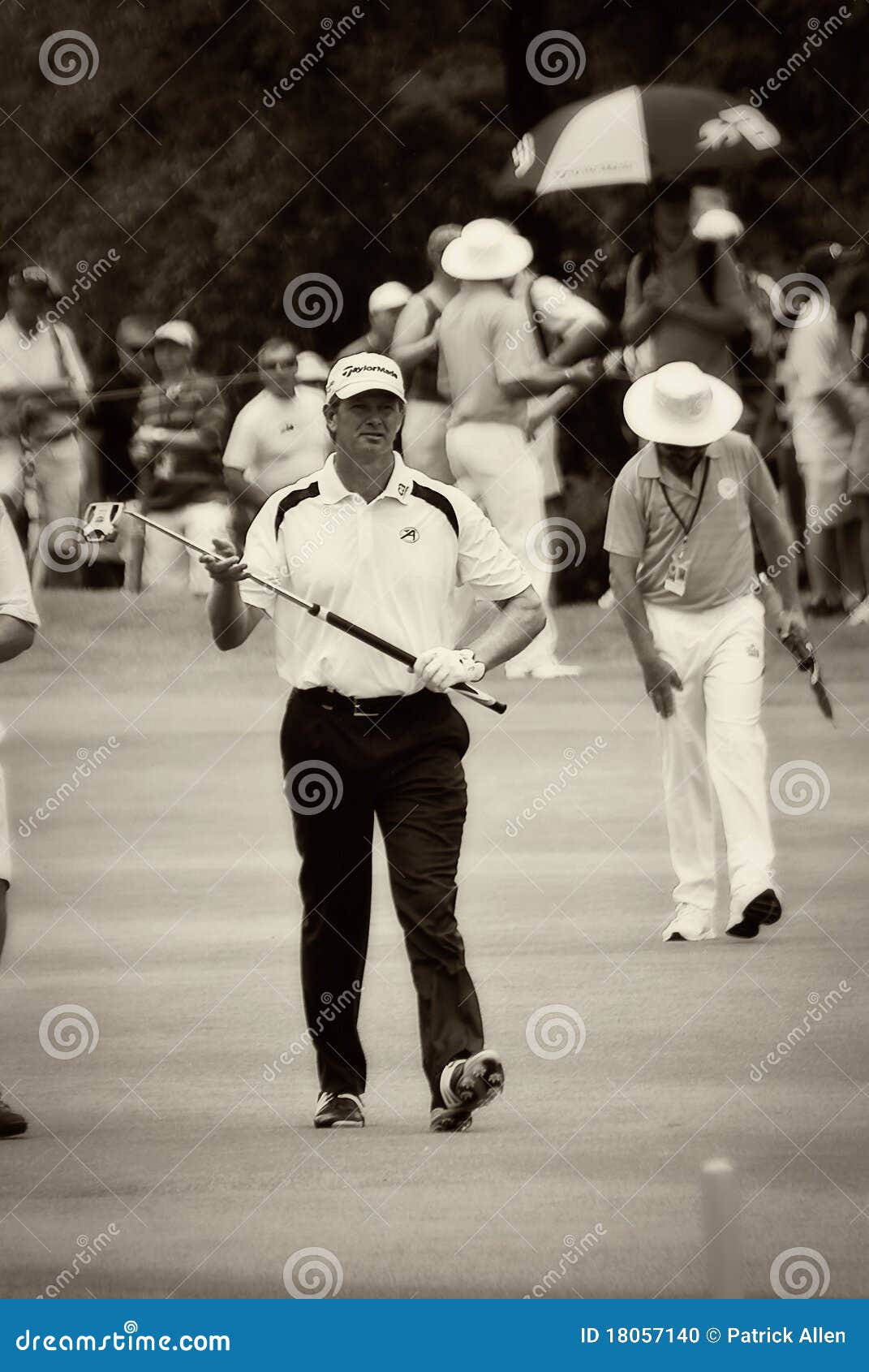 Retief Goosen editorial image. Image of walk, city, putter - 18057140