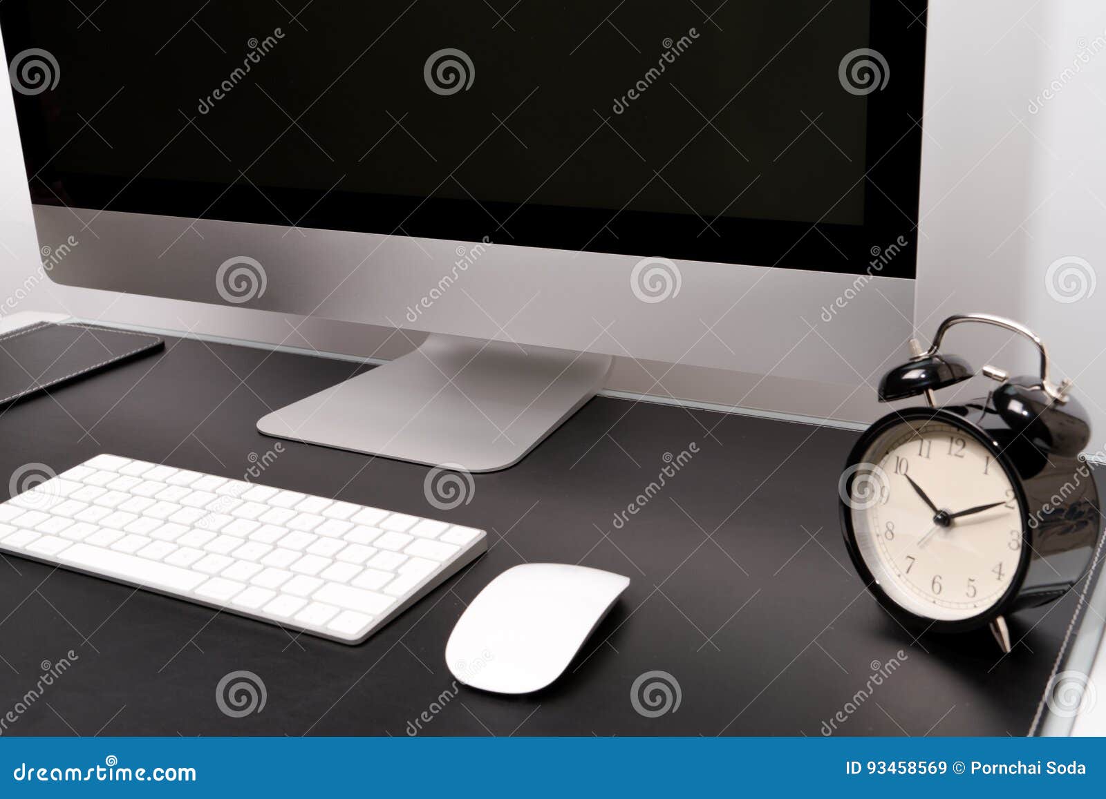 Retina Display With Keyboard, Mouse, Alarm Clock And With And Purple ...