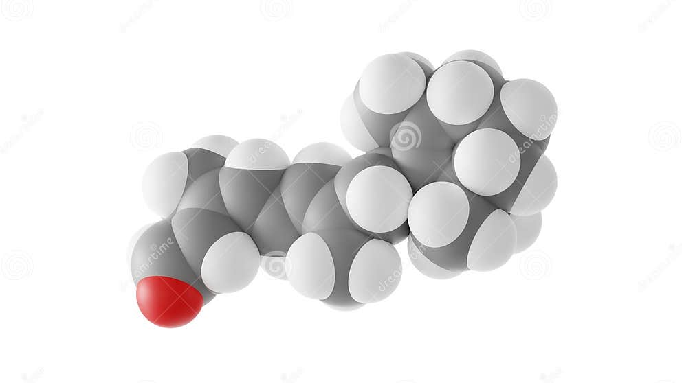 Retinal Molecule, Retinaldehyde, Molecular Structure, Isolated 3d Model ...