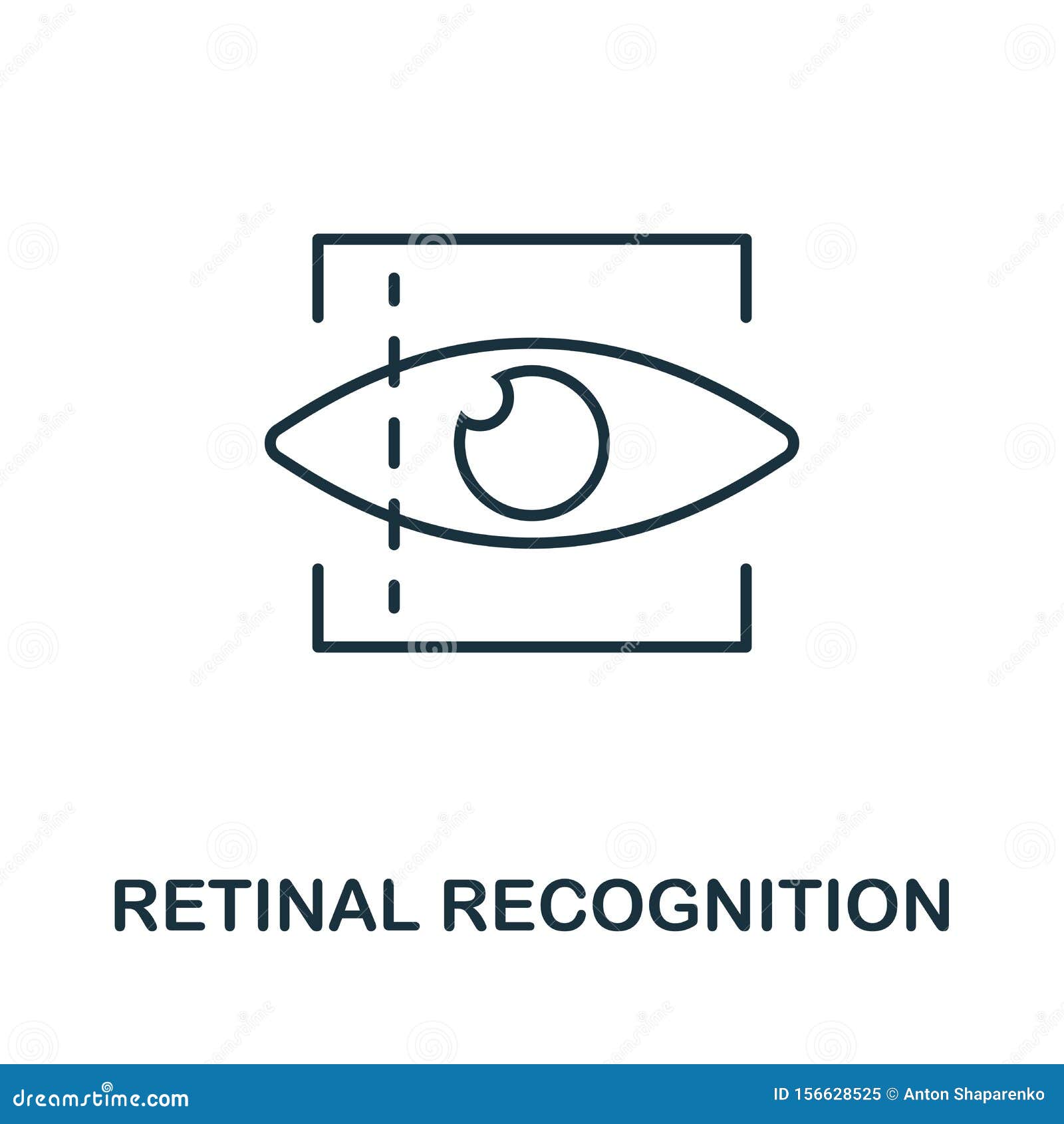 Retinal Recognition Icon. Simple Element From Security Icons Collection ...