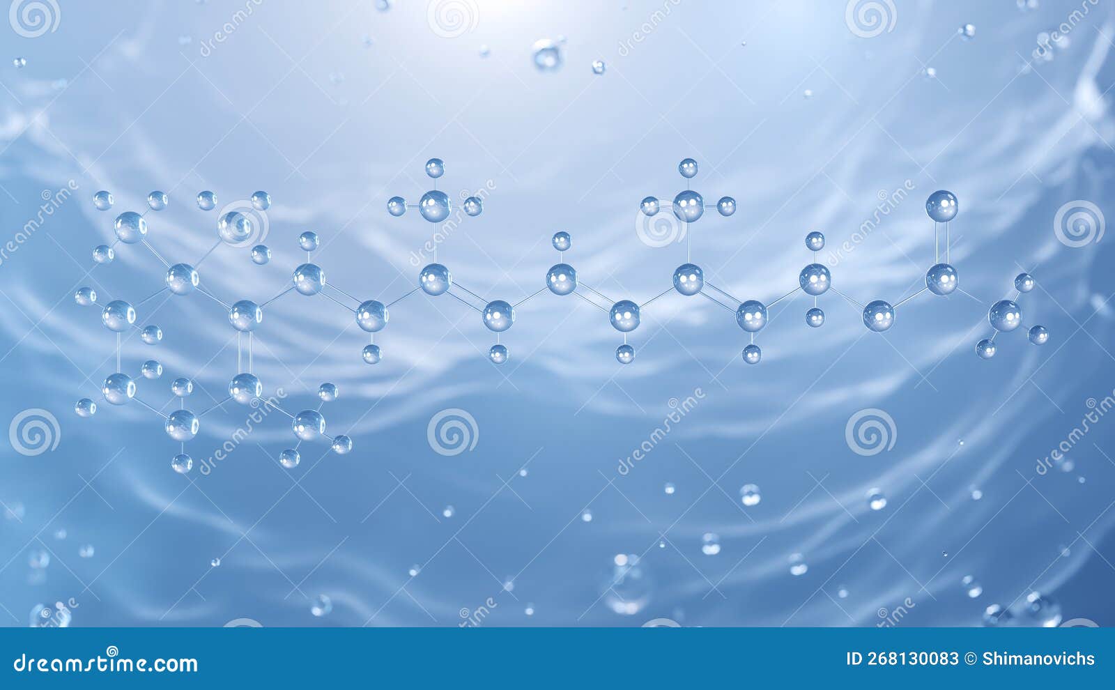 Retinol Acetate Molecular Structure, 3d Model Molecule, Vitamin a ...