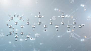 Retinol Molecular Structure, 3d Model Molecule, Vitamin A1, Structural ...