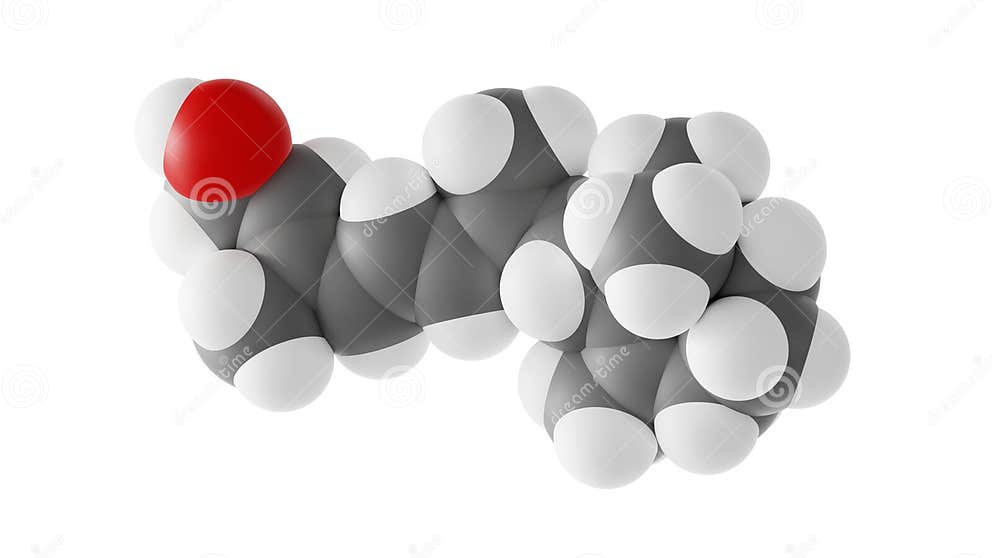 Retinol Molecule, Vitamin a Molecular Structure, Isolated 3d Model Van ...