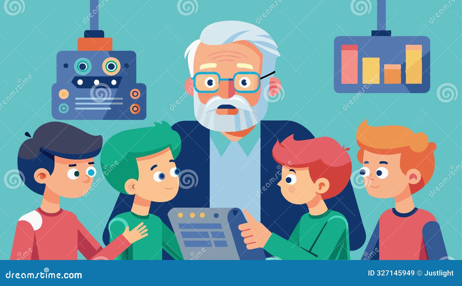 A Retired Engineer Teaches a Group of Teens How To Build and Code Their ...