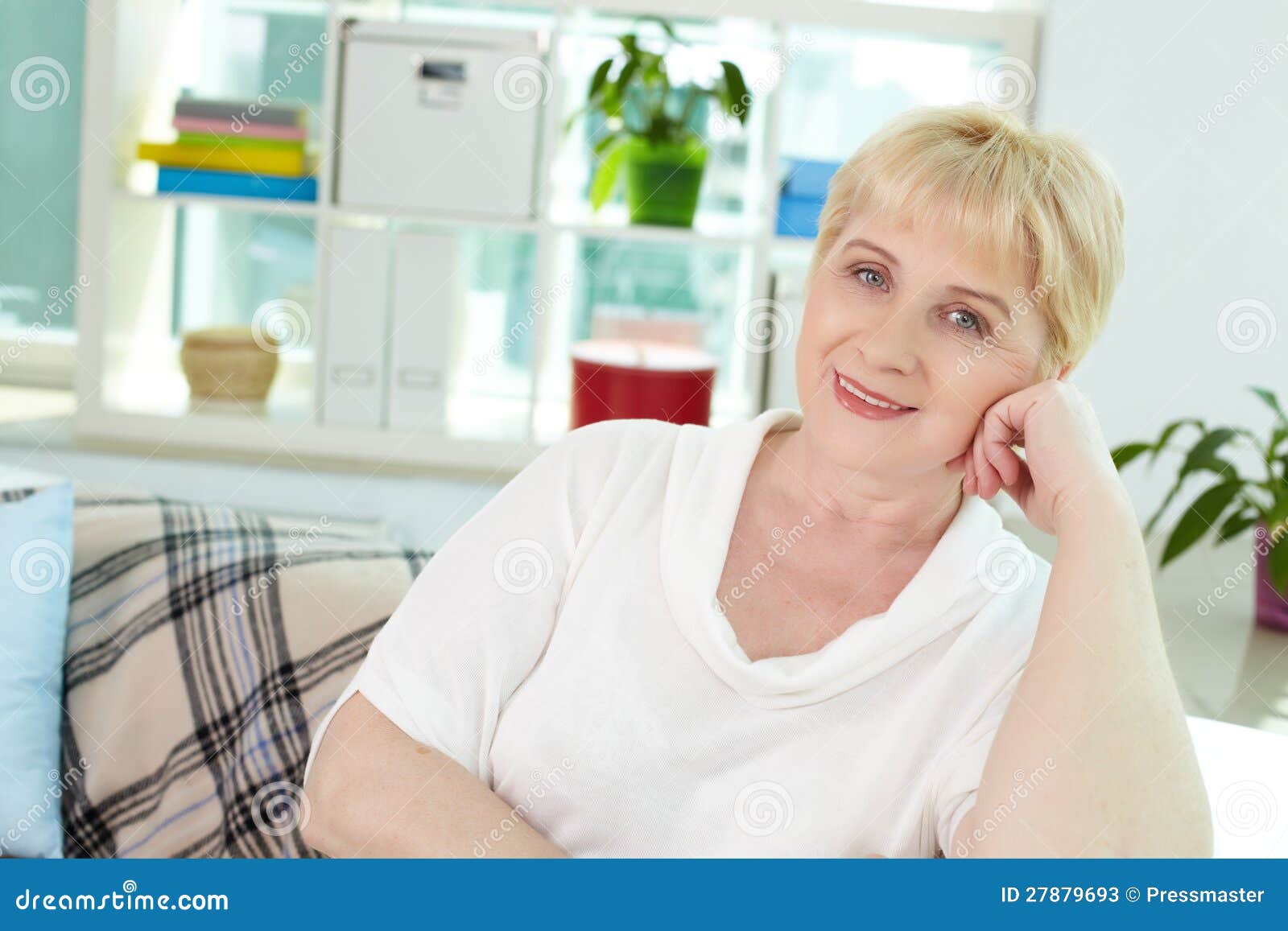 Retired female stock image. Image of calm, elderly, gracious - 27879693