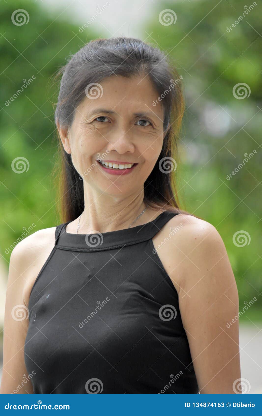 Retired Female Senior Smiling Stock Image - Image of smile, retiree ...
