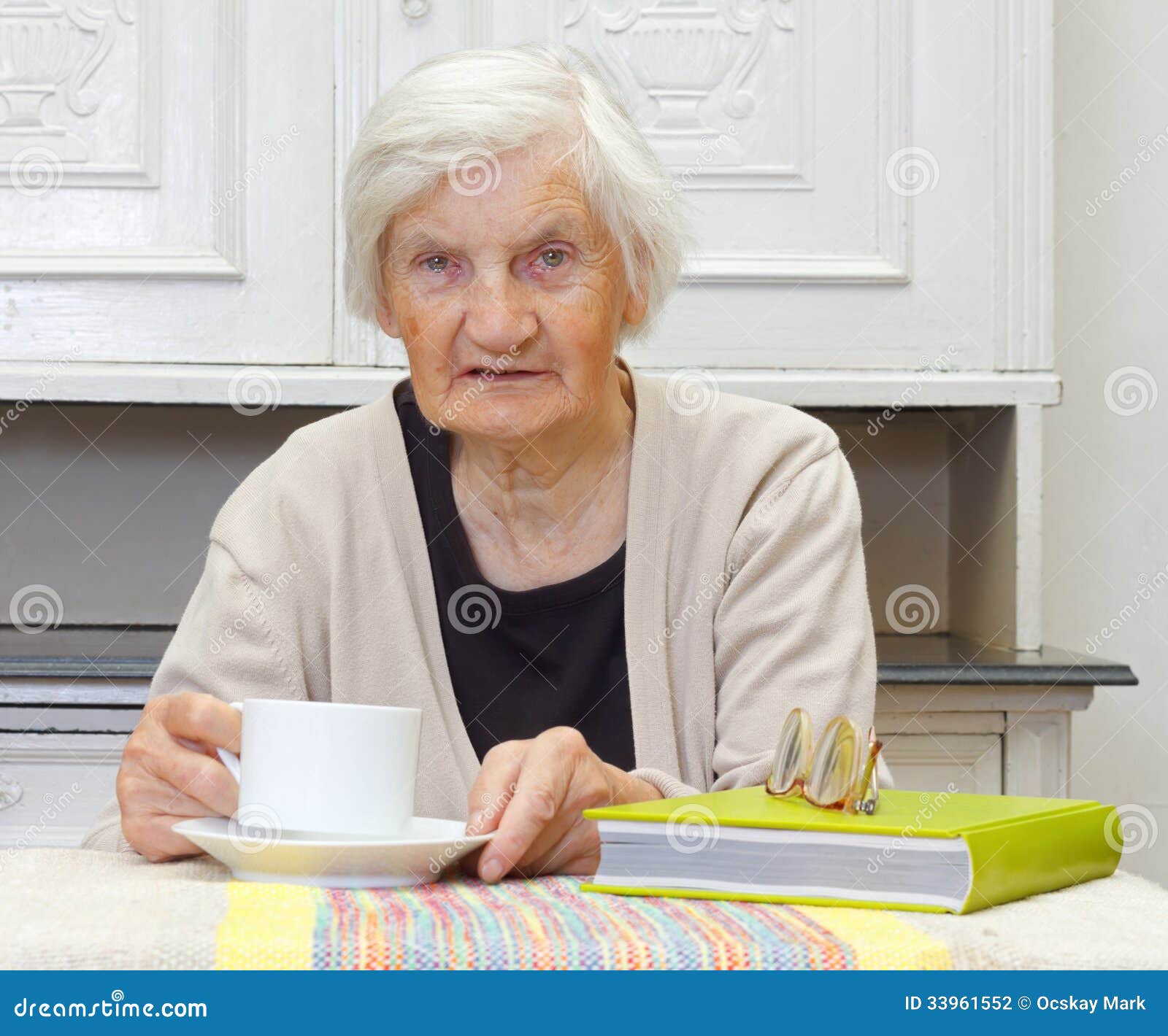 Retired life stock photo. Image of novel, female, indoors - 33961552