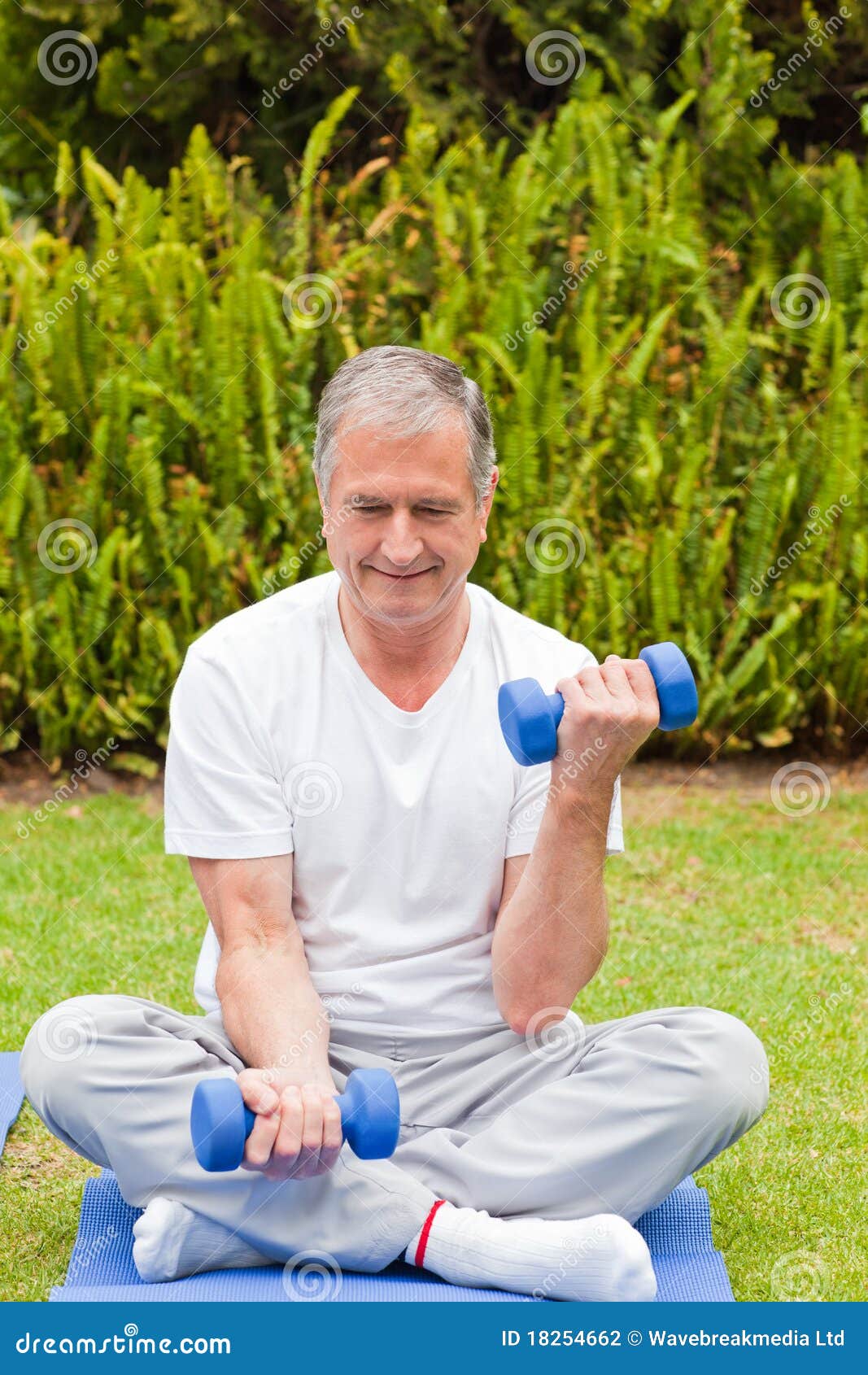 Retired man stock photo. Image of beautiful, copy, healthy - 18254662