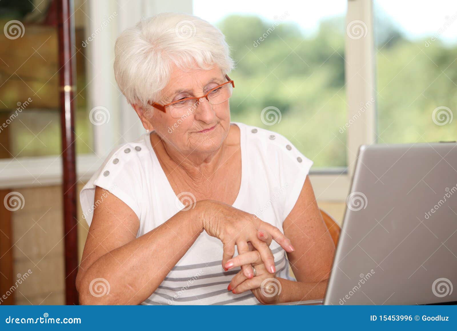 Retired People and Technology Stock Photo - Image of horizontal ...