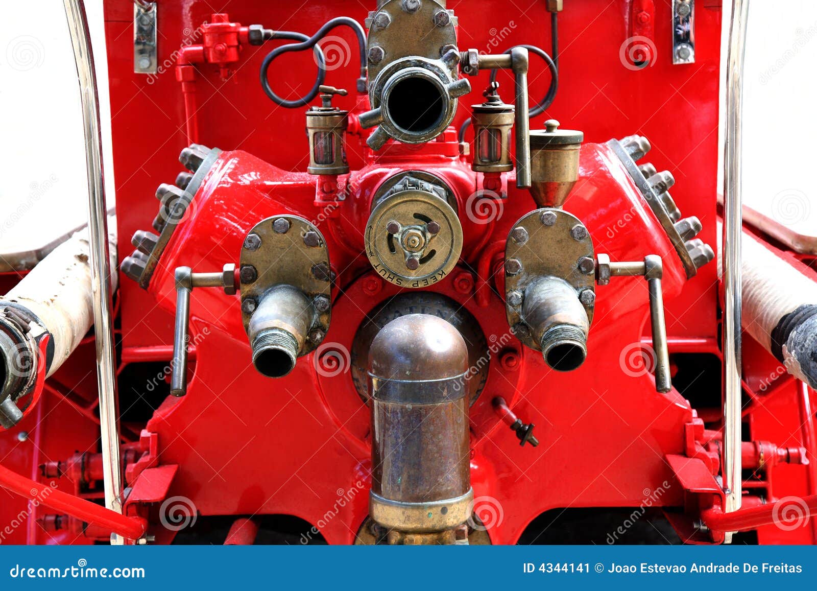 A Retired Piece of Fire Fighting Stock Image - Image of trucks ...