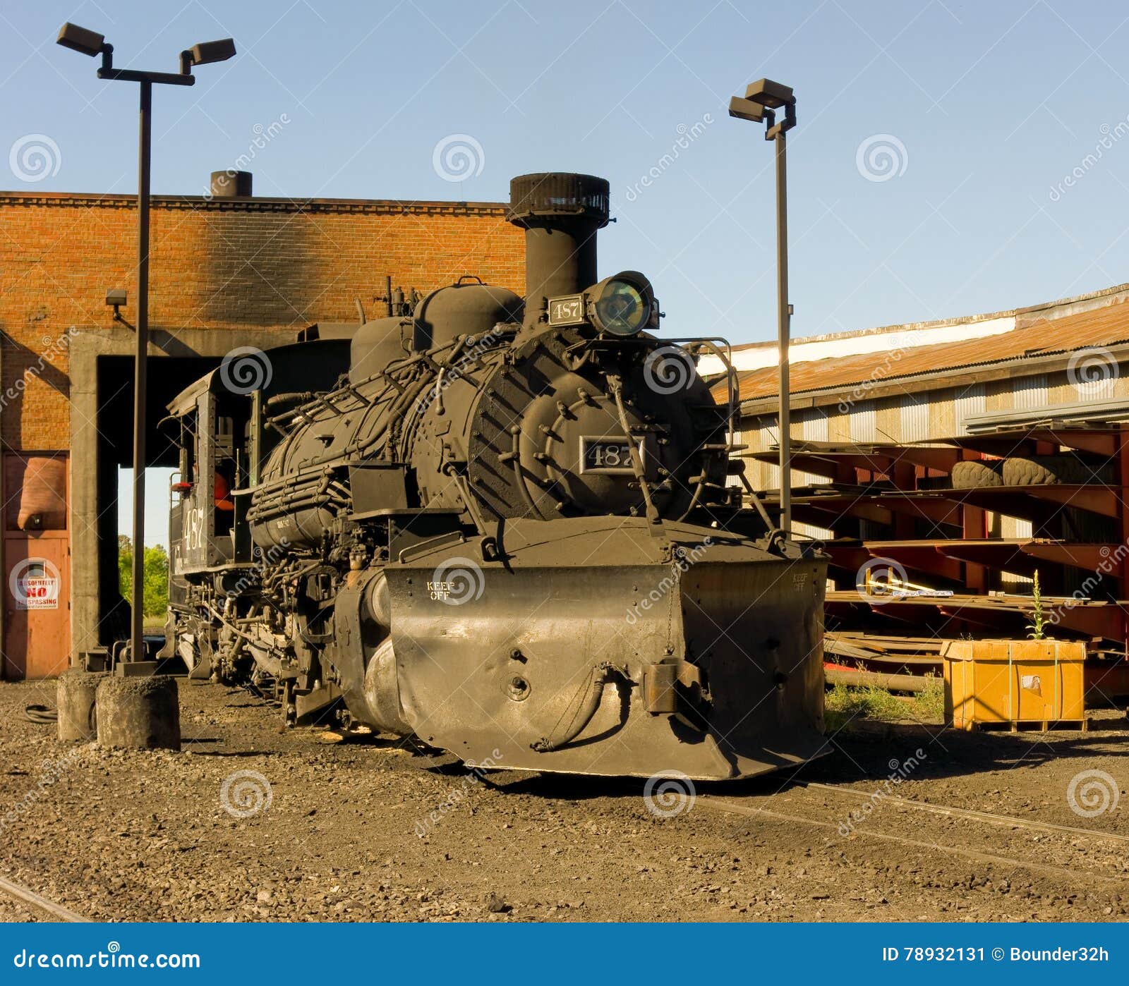 Retired Steam Locomotive Royalty-Free Stock Photo | CartoonDealer.com ...