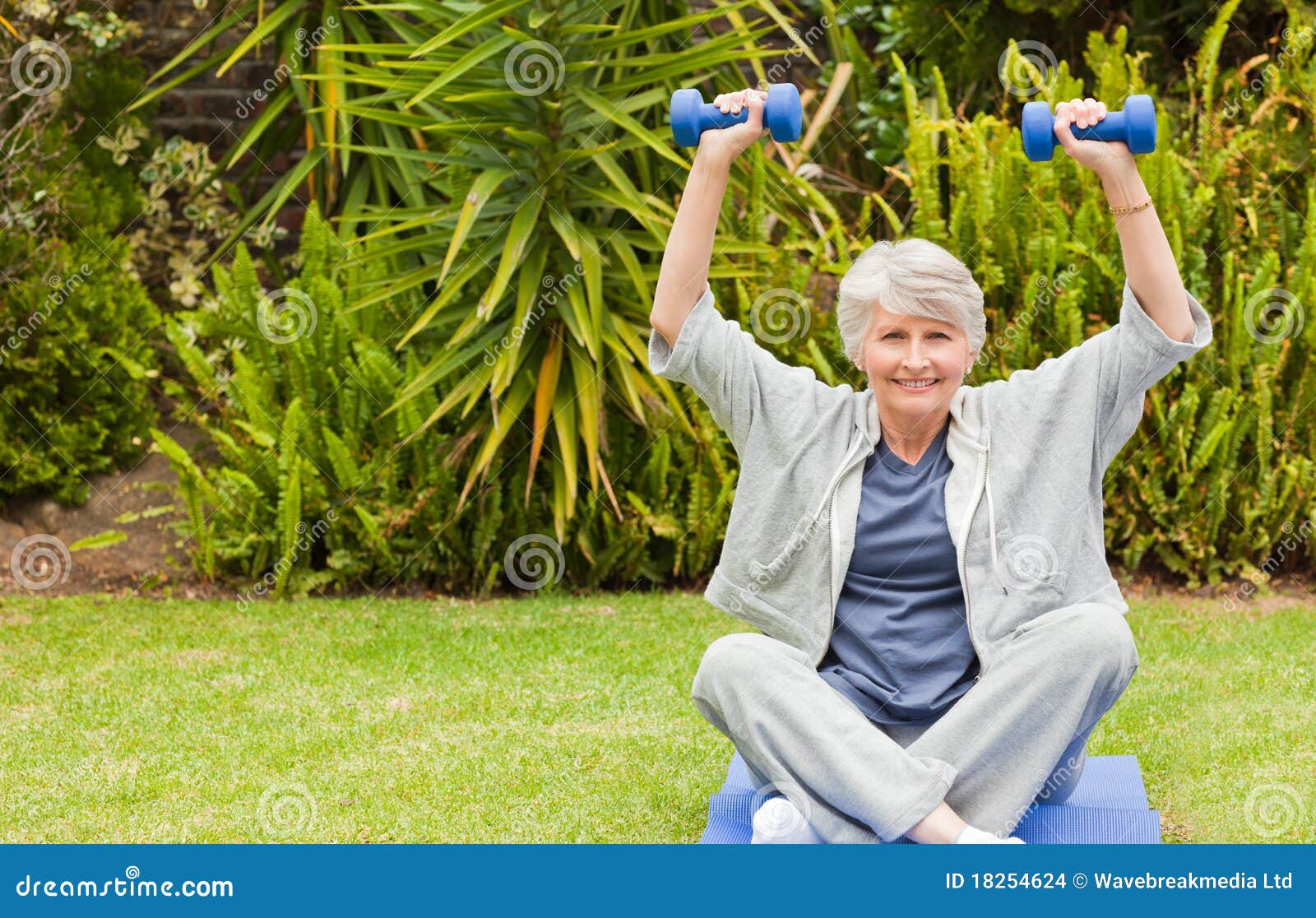 Retired woman stock photo. Image of health, lifestyle - 18254624