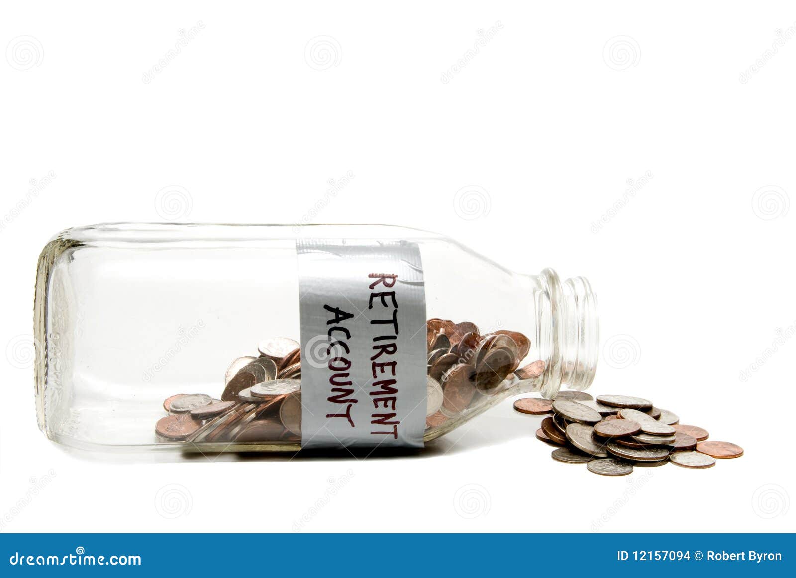 Retirement Account stock photo. Image of coin, depression - 12157094