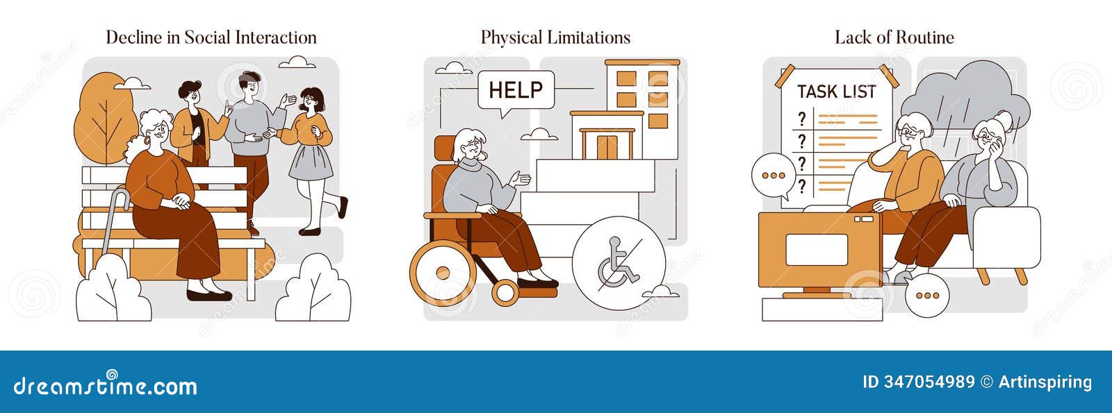 Limitations Or Challenges. Businessman Bound With Tape Vector ...