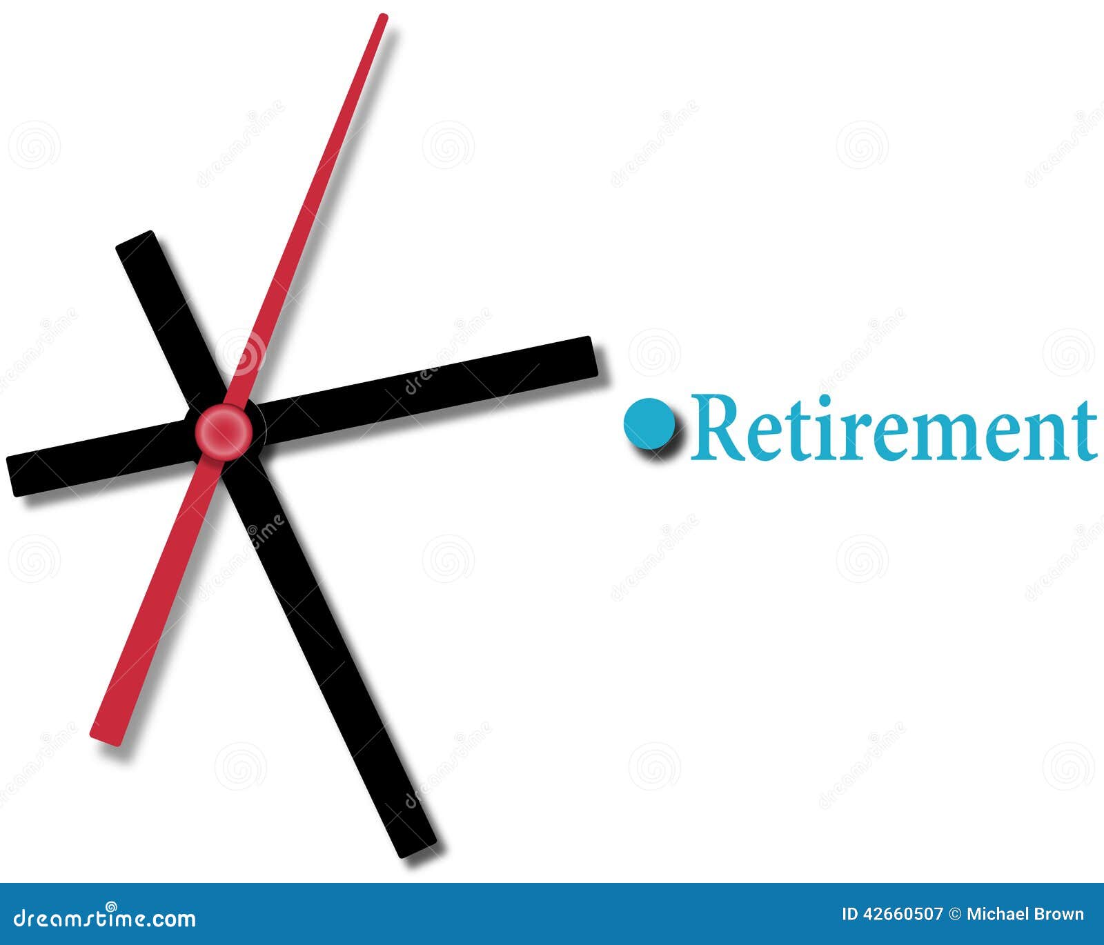 Retirement Financial Planning Time Stock Vector - Illustration of ...
