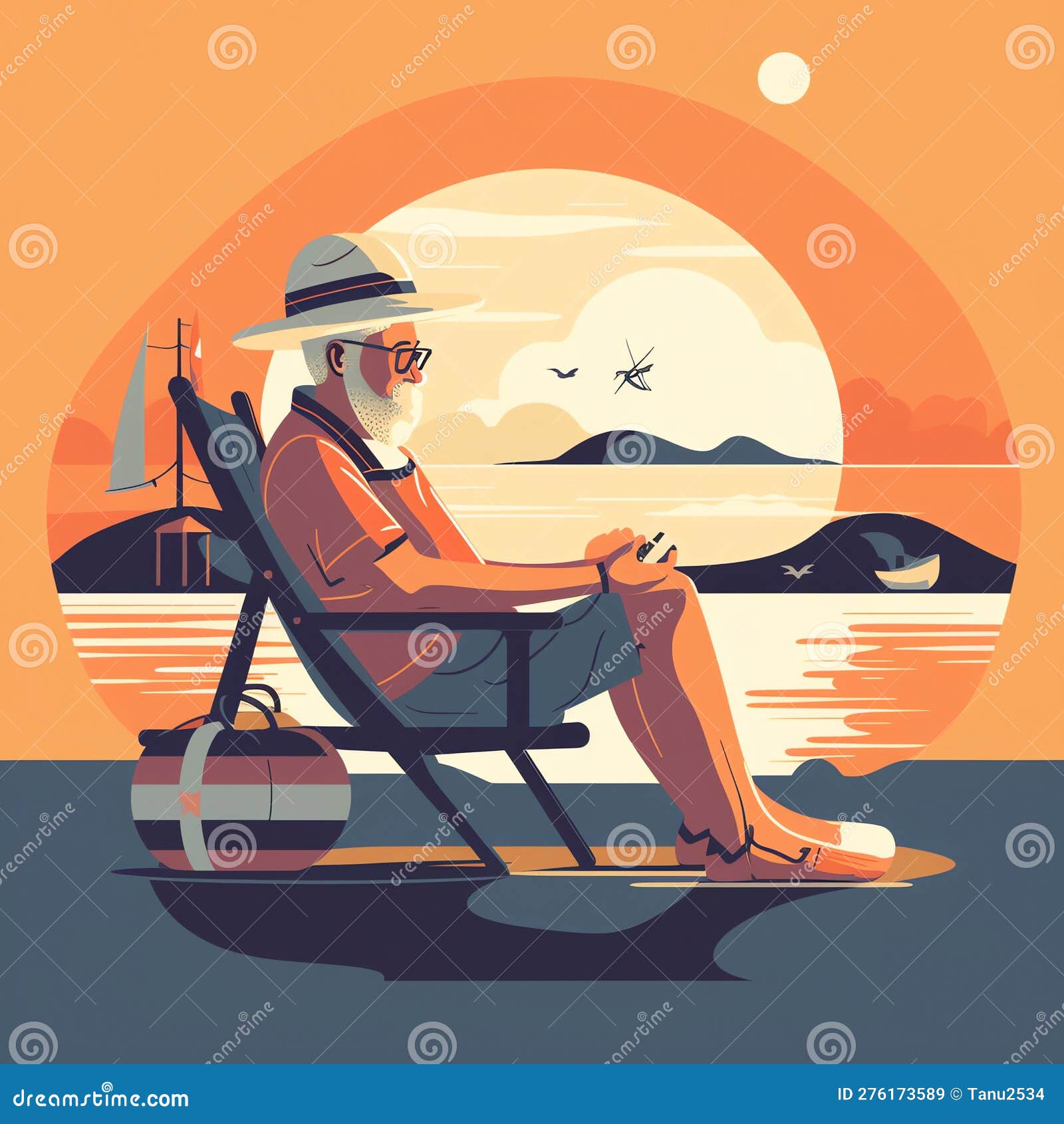 Retirement Freedom: a Retiree Enjoying the Freedom of Retirement Stock ...