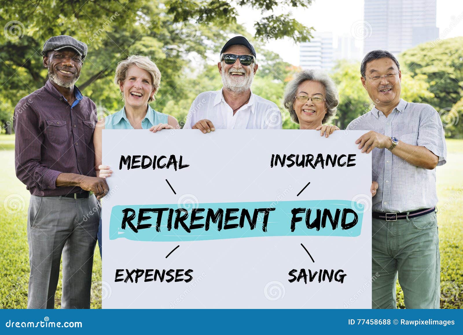 Retirement Fund Investment Diagram Concept Stock Photo - Image of ...