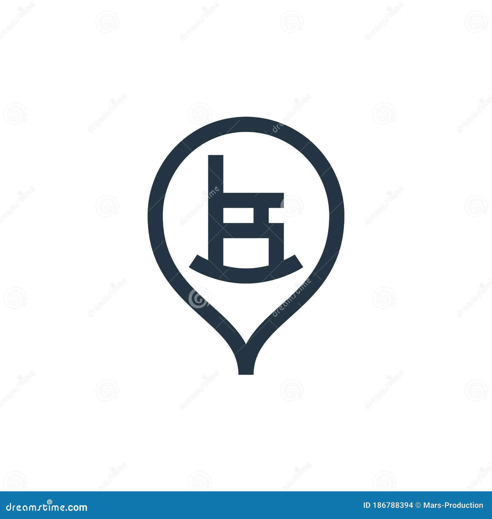 Retirement Home Vector Icon. Retirement Home Editable Stroke Stock ...