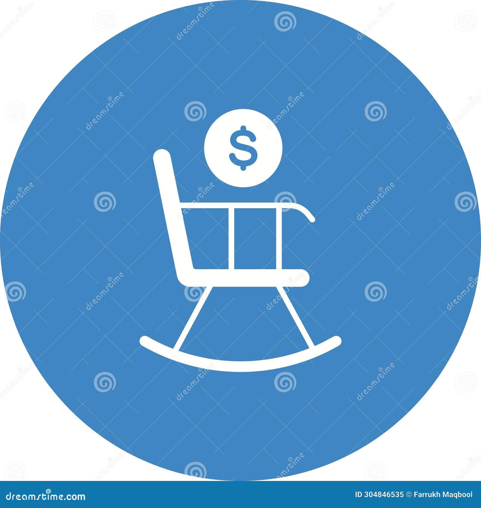 Retirement Icon Vector Image. Stock Vector - Illustration of vector ...