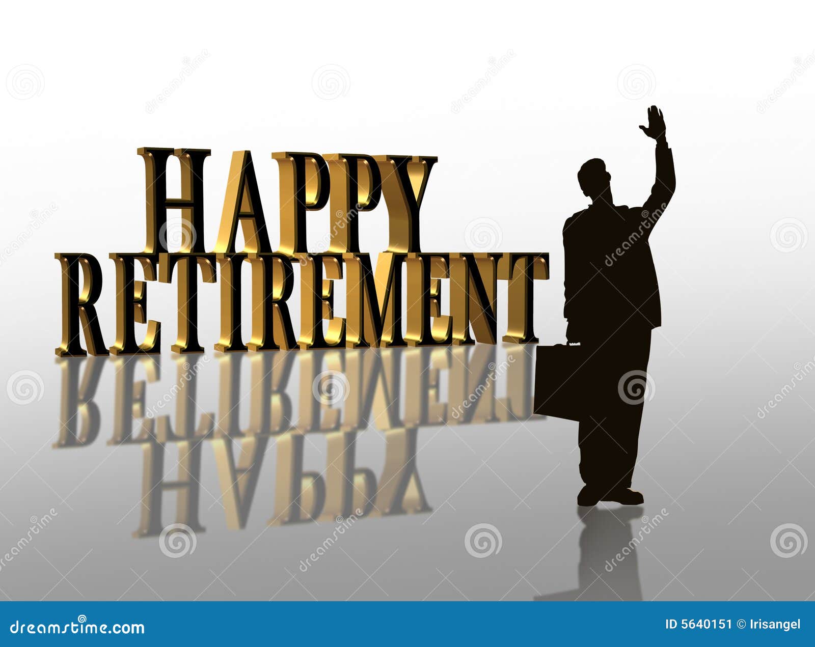 Retirement illustration 3D stock illustration. Illustration of ...
