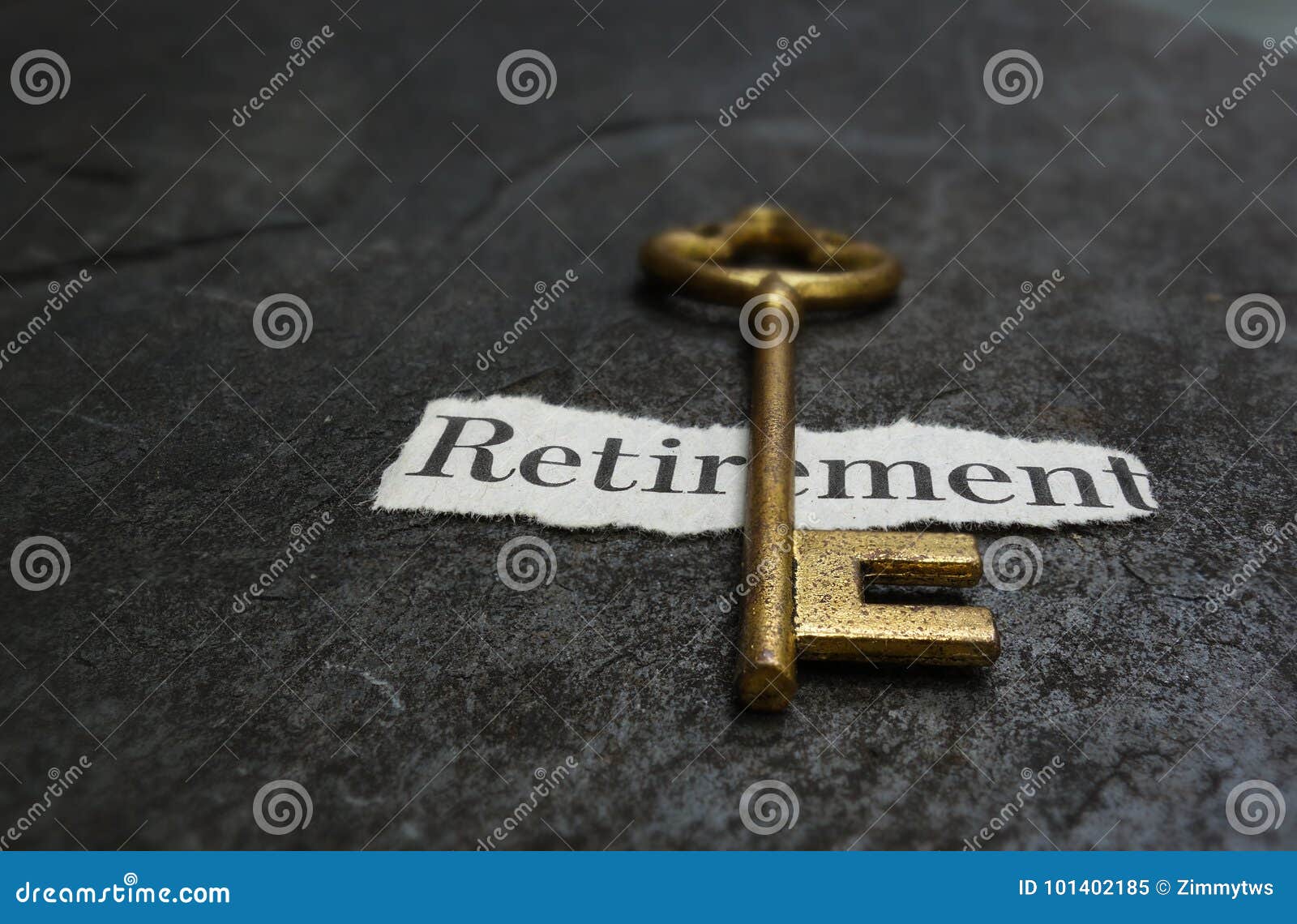 Retirement message and key stock image. Image of retirement - 101402185