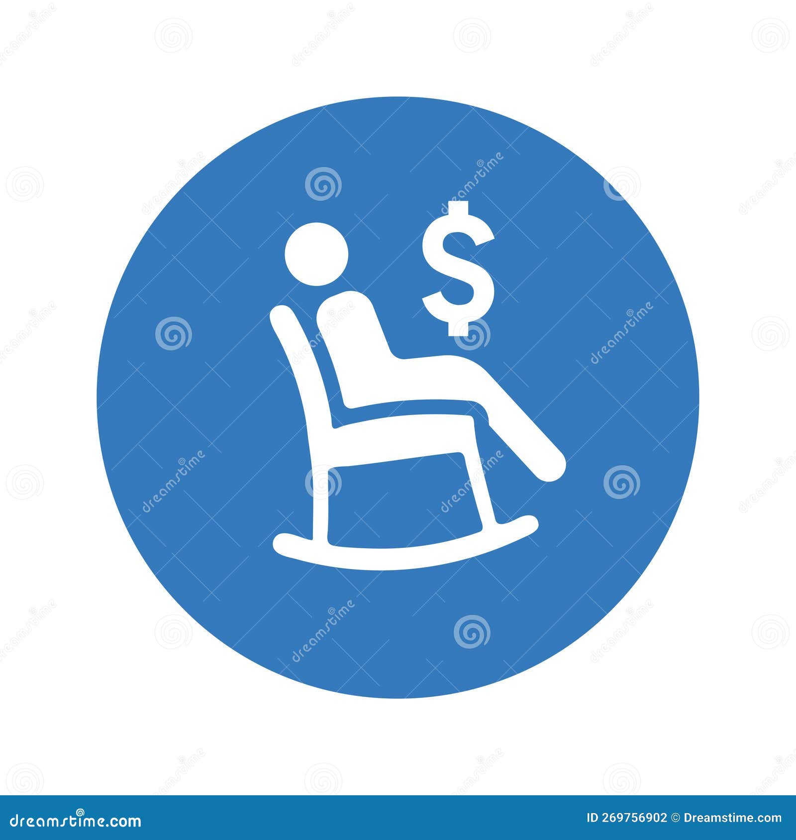 Retirement, Pension Icon. Outline Symbol Stock Illustration ...