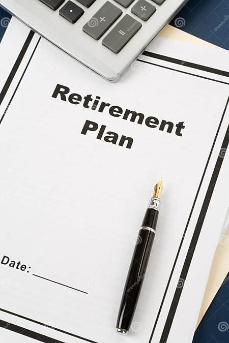 Retirement Plan stock image. Image of pension, document - 9915333