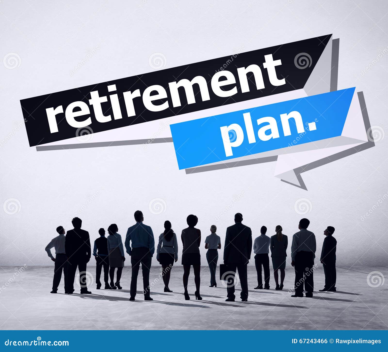 Retirement Plan Retirement Planning Pension Concept Stock Photo - Image ...