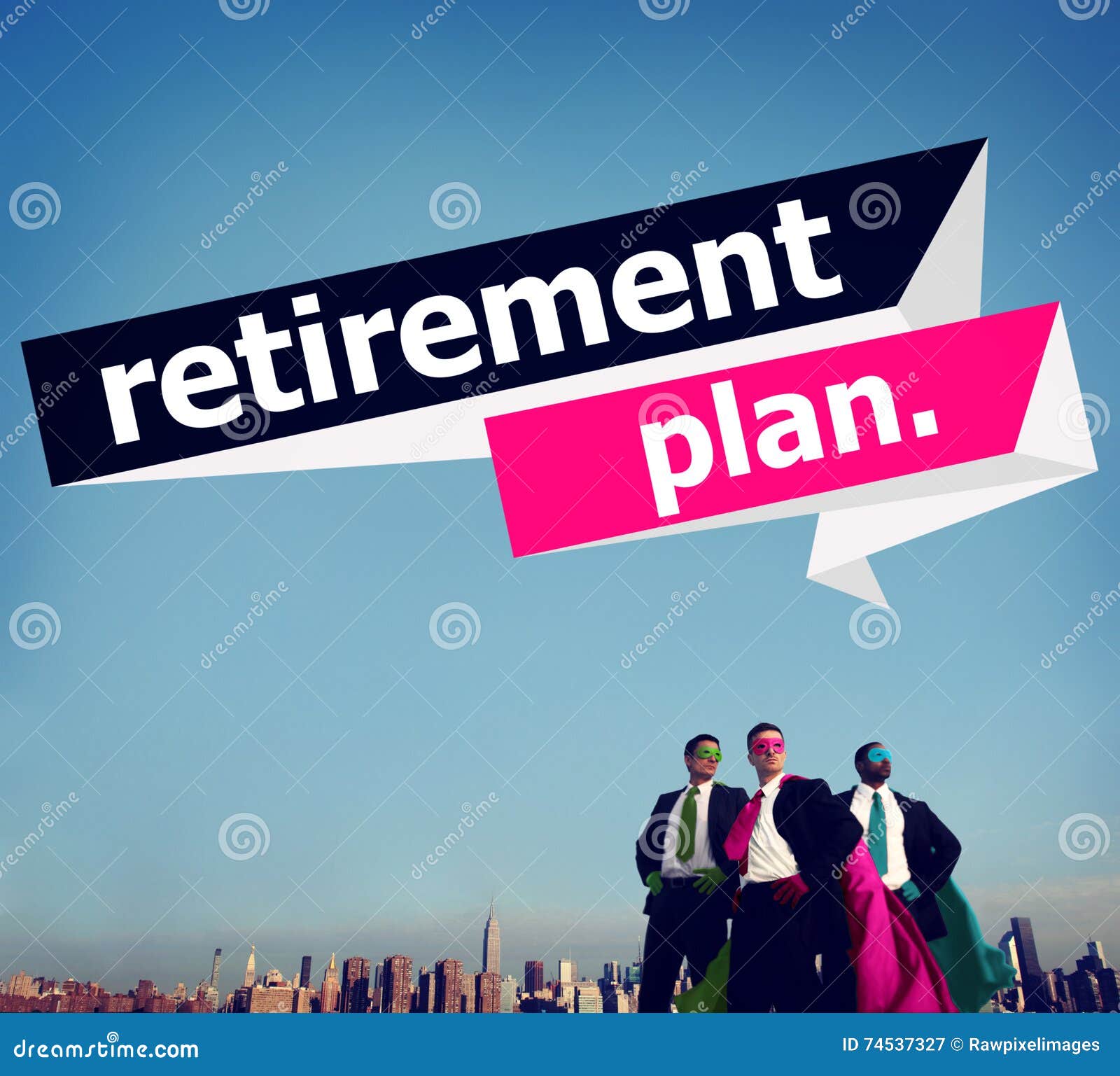 Retirement Plan Retirement Planning Pension Concept Stock Image - Image ...
