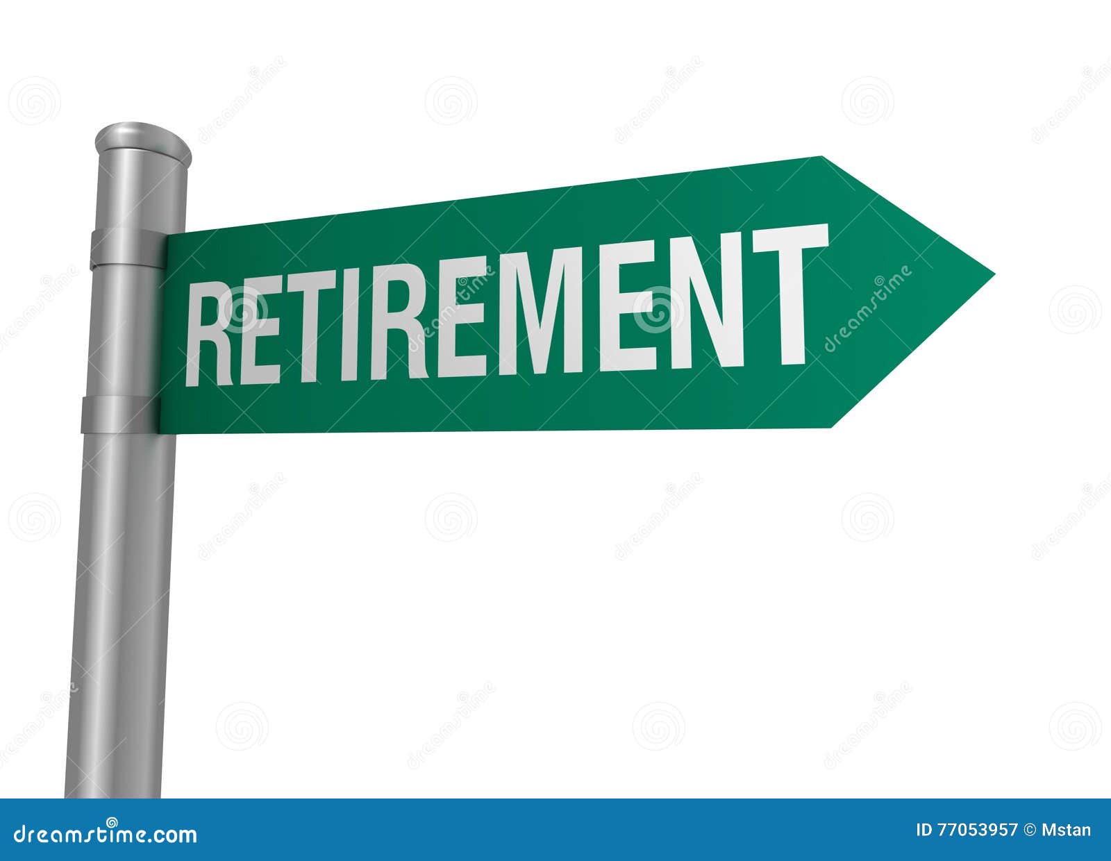 Retirement Road Sign Stock Illustration | CartoonDealer.com #77053957