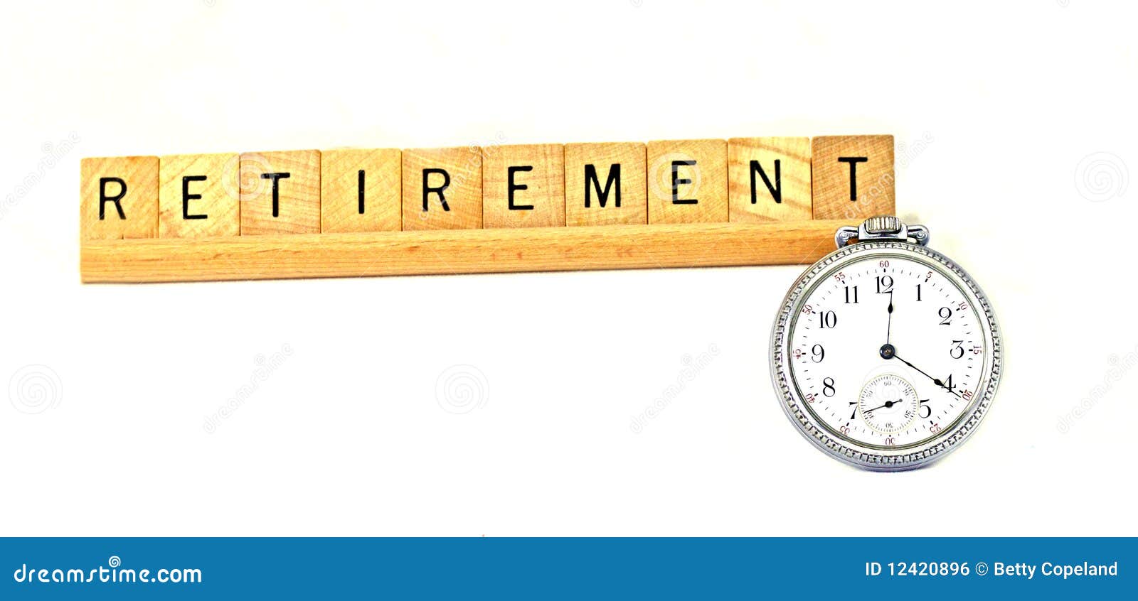 Retirement time stock photo. Image of background, objects - 12420896