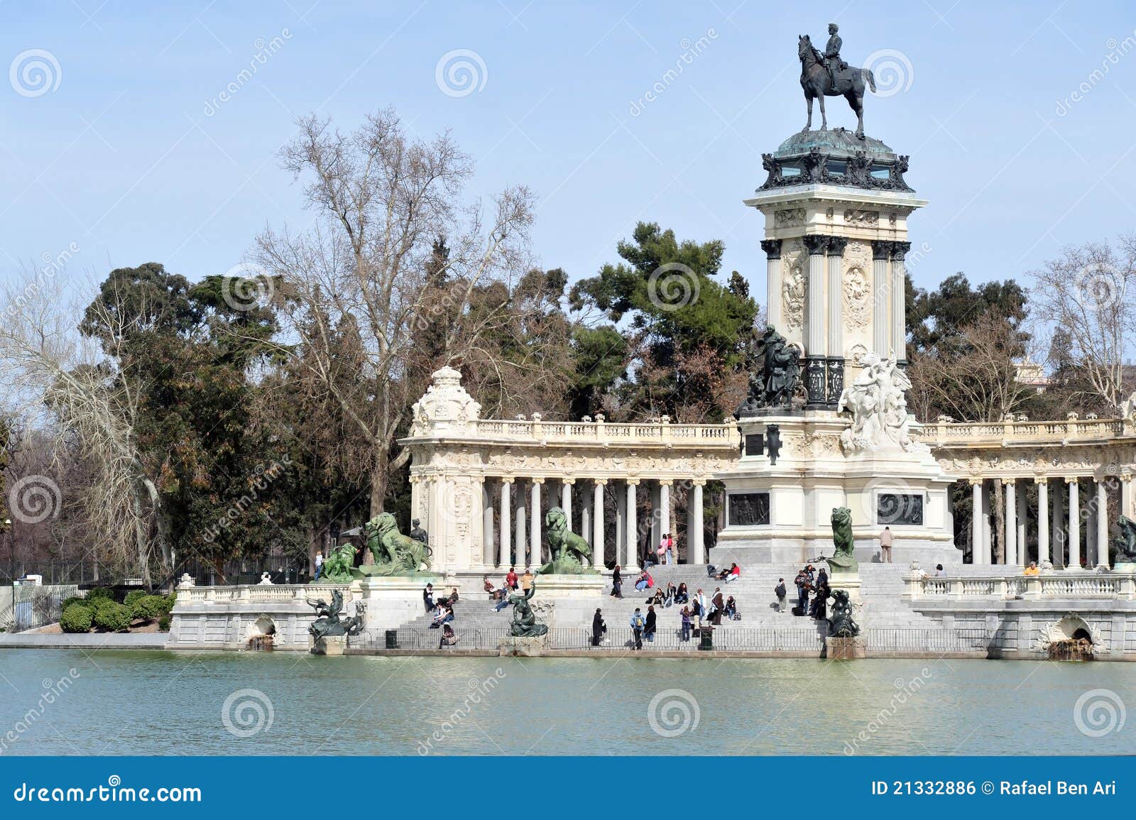 Retiro Park, Madrid, Spain stock photo. Image of beautiful - 21332886