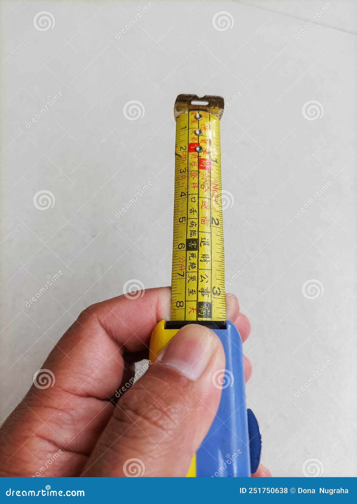 Retractable Analog Meter Ruler Stock Photo - Image of lighting, green ...