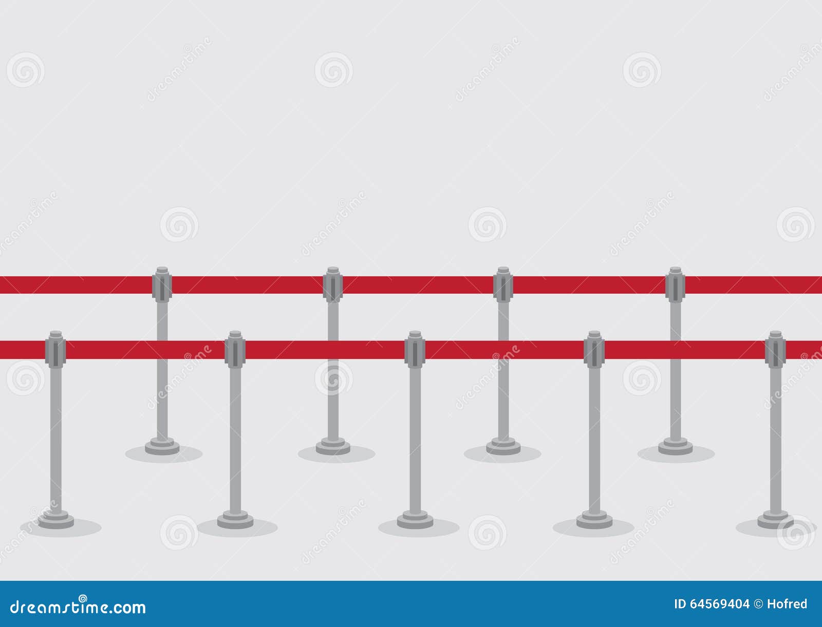 Retractable Belt Stanchion. Portable Ribbon Barrier. Black Fencing Tape ...