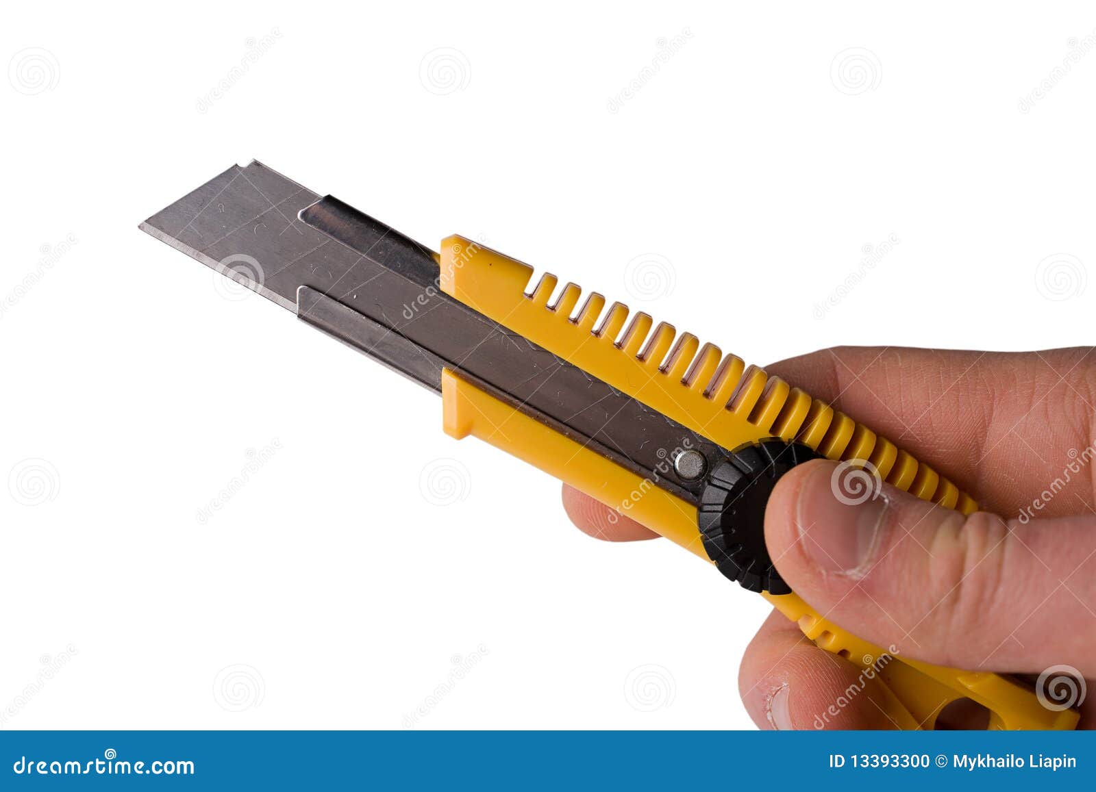 Retractable Blade stock photo. Image of knife, orange - 13393300