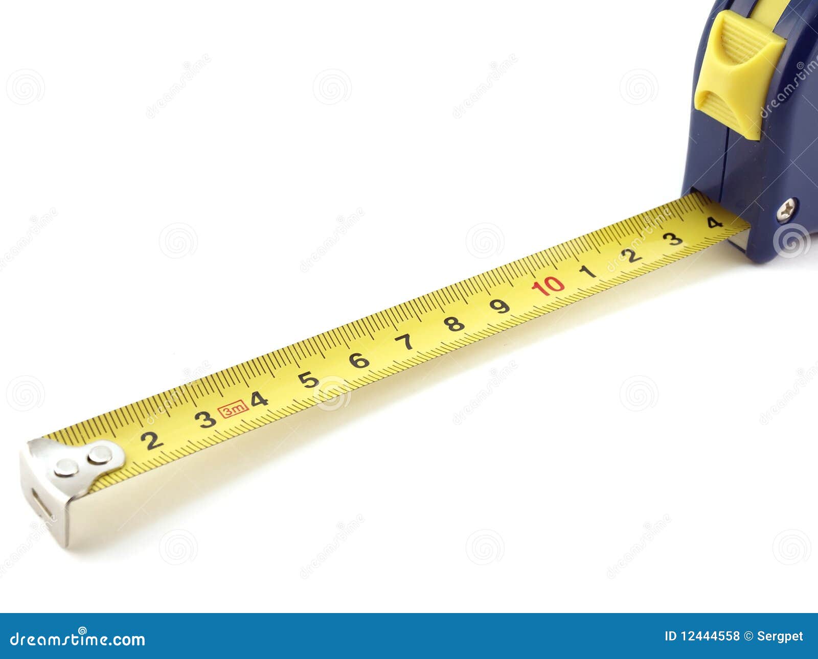 Retractable pocket rule stock photo. Image of ruler, accuracy - 12444558