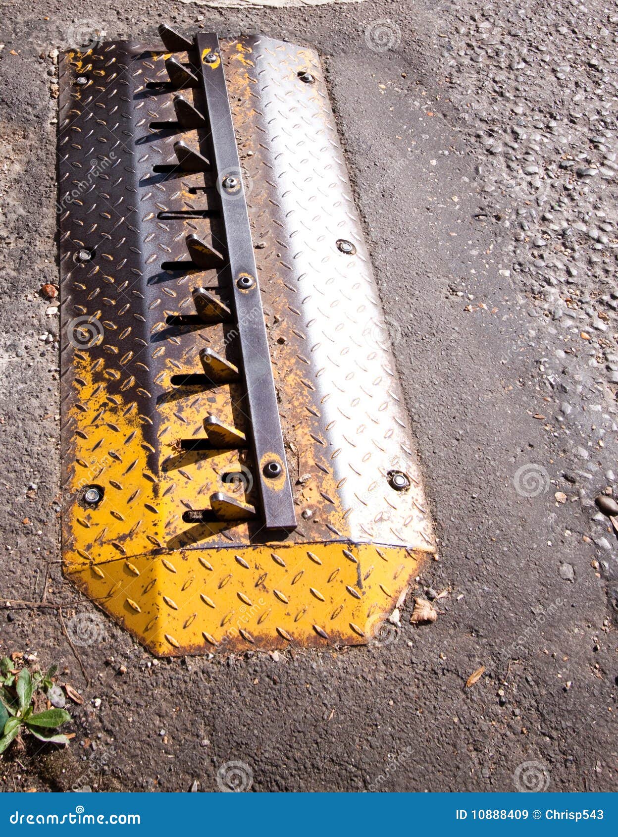 Retractable Tyre Spikes stock image. Image of damage - 10888409