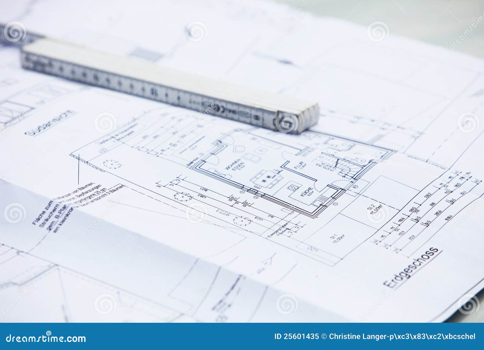Retraits Et Grille De Tabulation Architecturaux Image stock - Image du ...