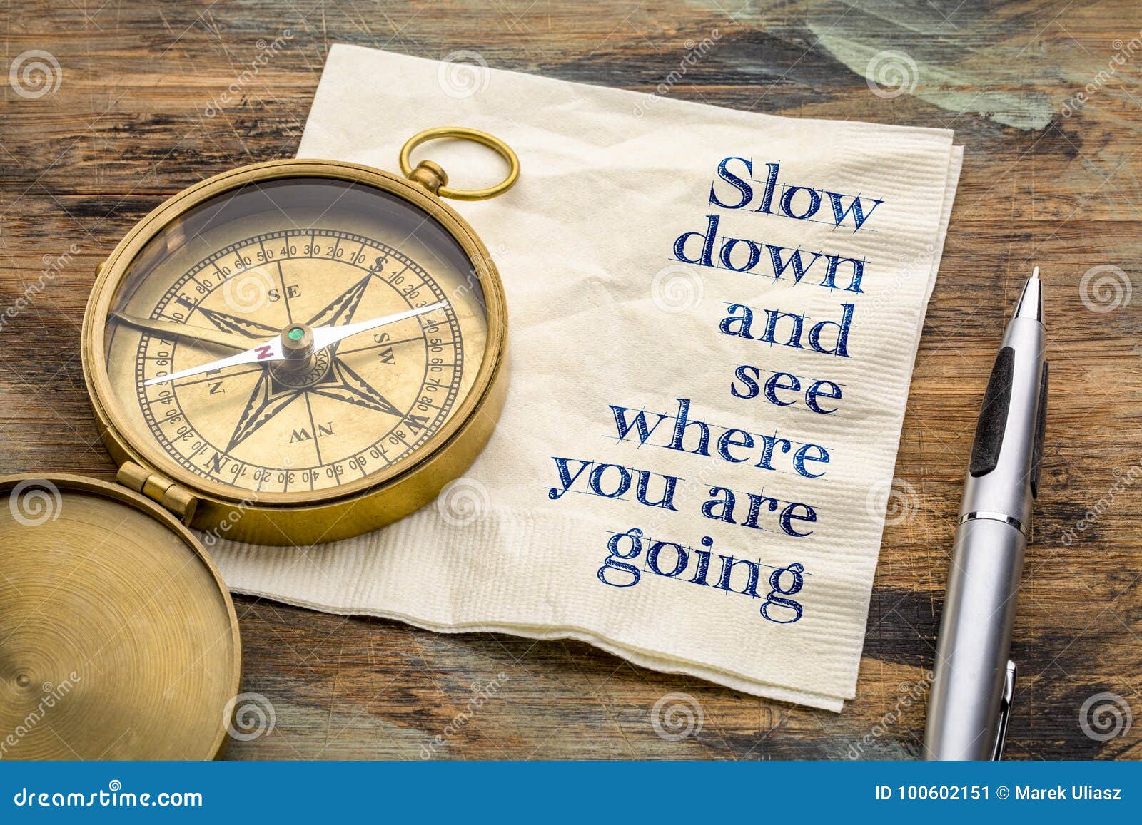 Retrase Y Vea Donde Usted Va Imagen de archivo - Imagen de futuro ...