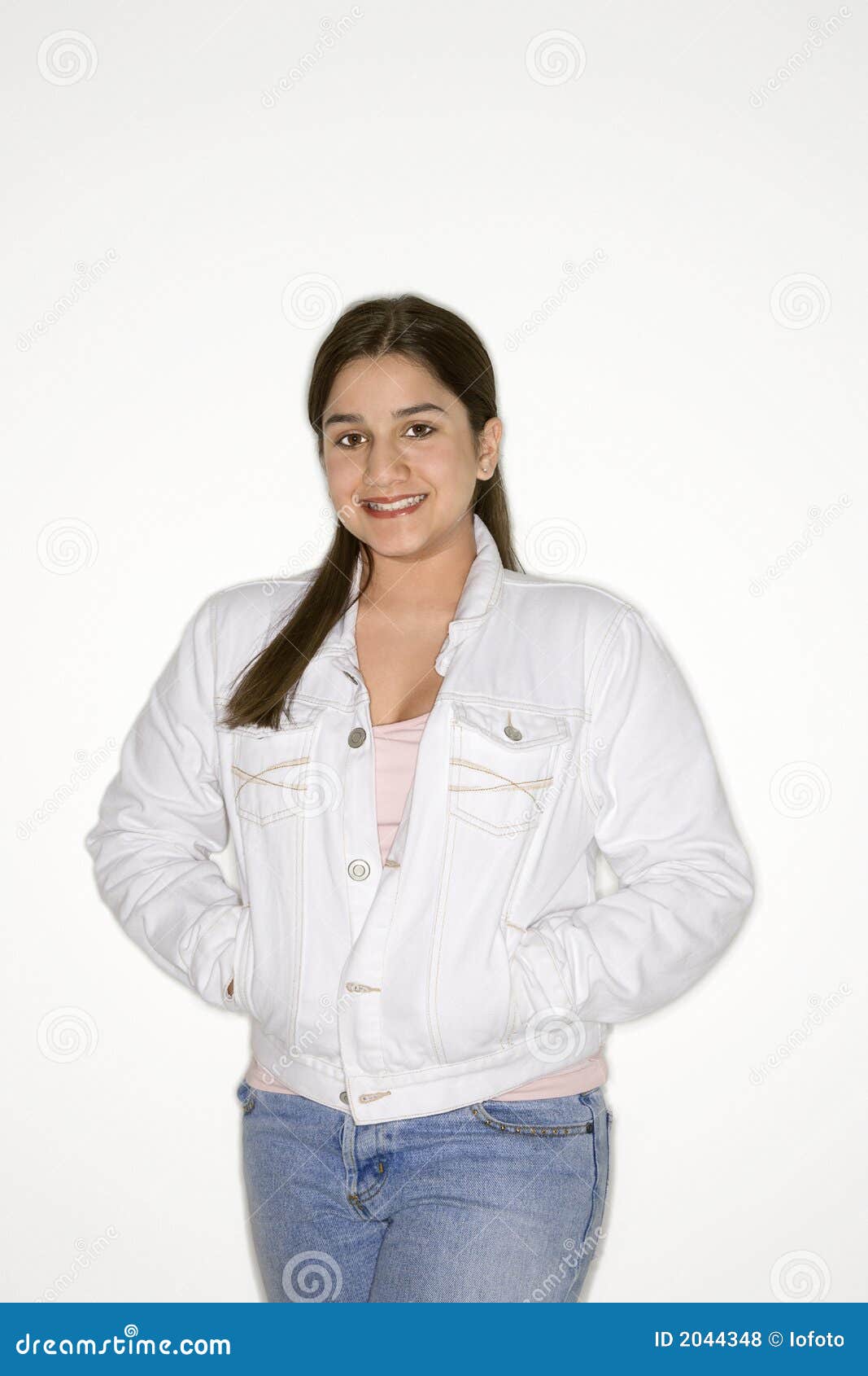 Retrato Adolescente De La Muchacha. Foto de archivo - Imagen de ...