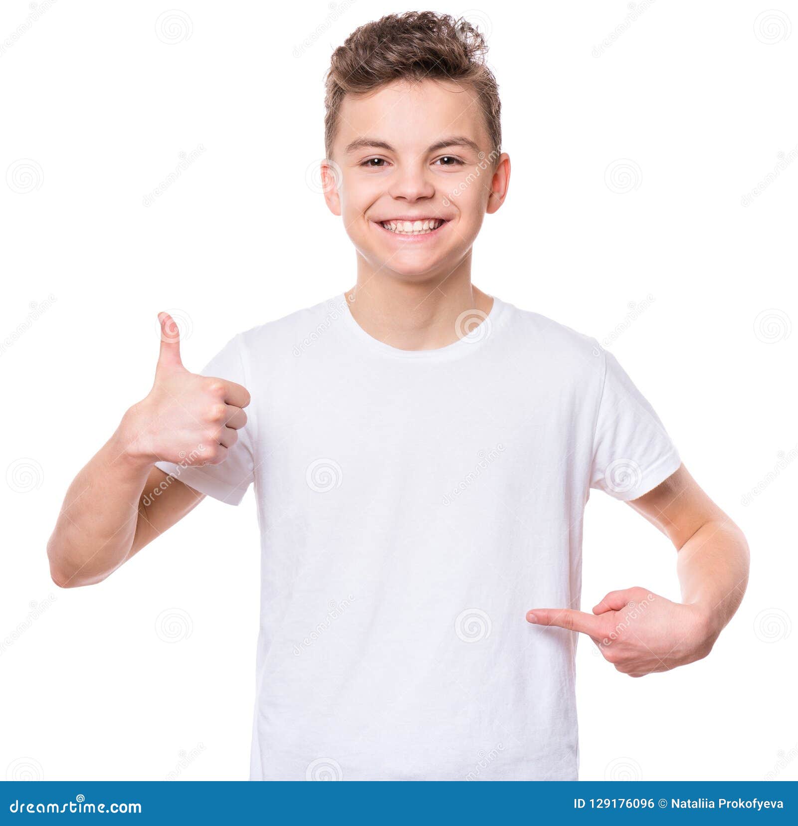 Retrato Adolescente Do Menino Foto de Stock - Imagem de adolescente ...