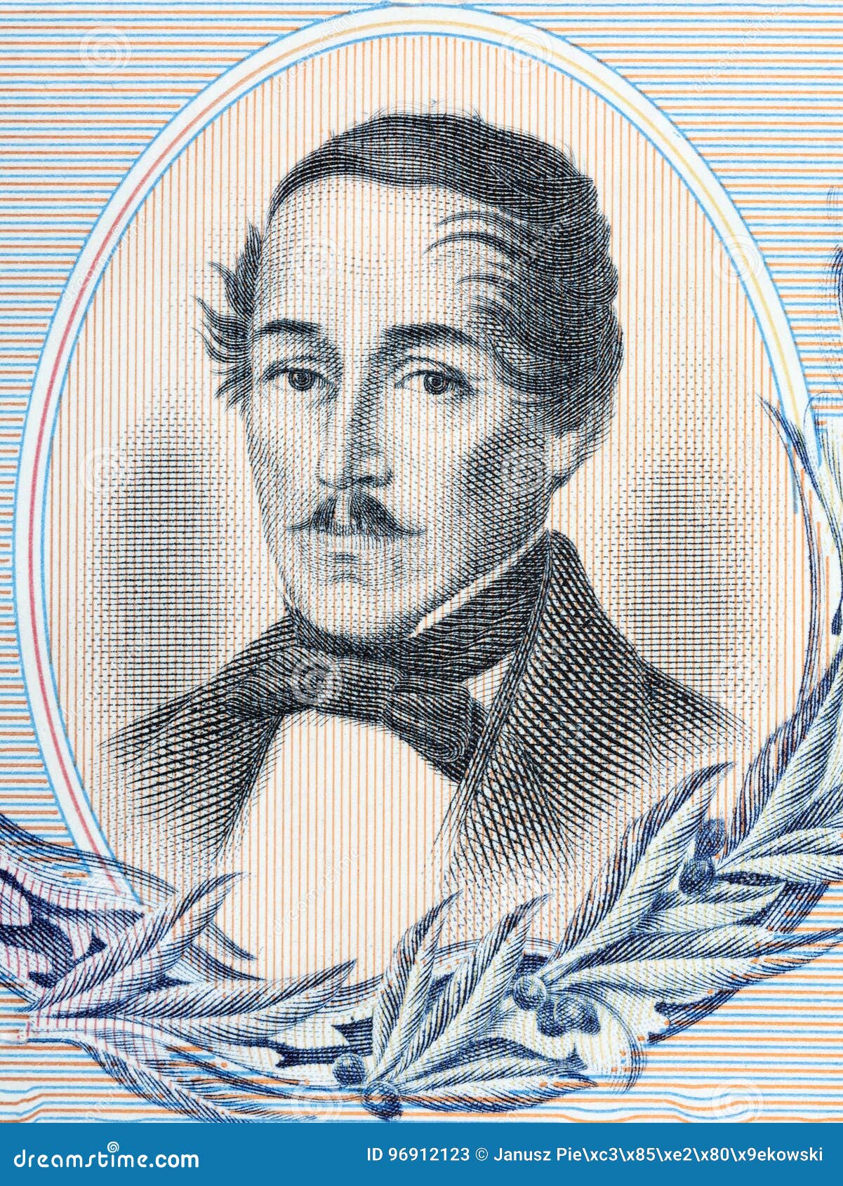 Retrato De Francisco De Paula Santander Imagen de archivo - Imagen de ...