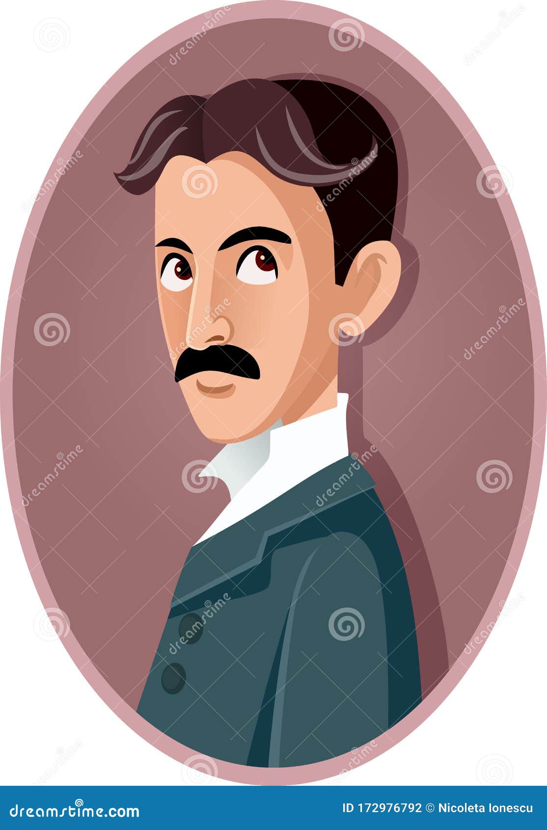 Retrato De La Caricatura Vectorial De Nikola Tesla Ilustraci贸n del ... Retrato De La Caricatura Vectorial De Nikola Tesla Ilustraci贸n del ...
