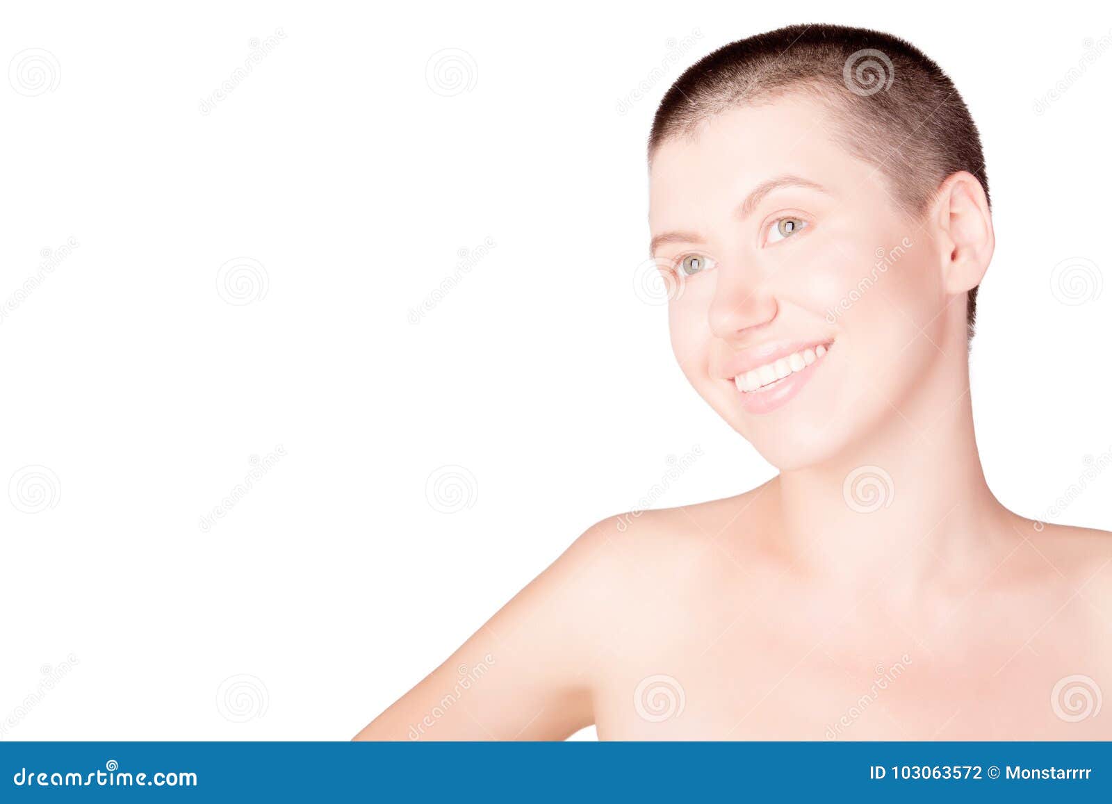 Retrato de la mujer calva foto de archivo. Imagen de calvo - 103063572