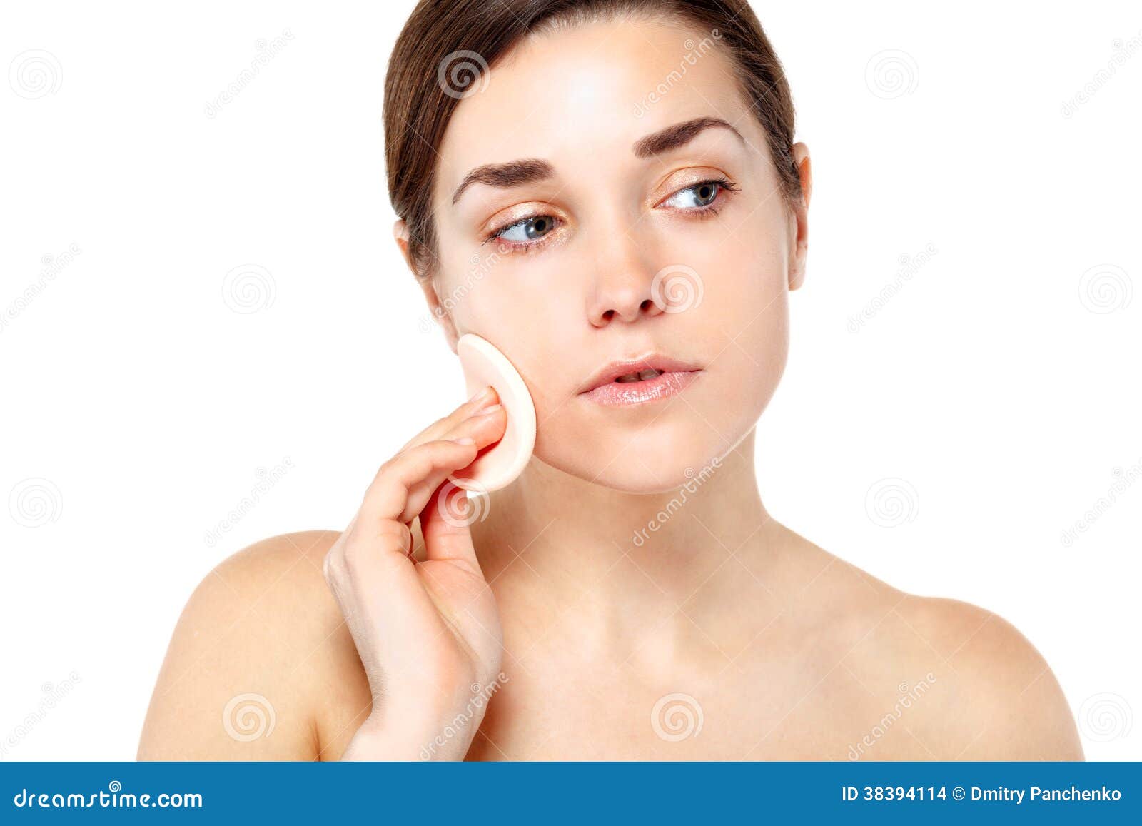 Retrato De La Mujer Joven Hermosa Foto De Archivo Imagen De Morena Piel 38394114