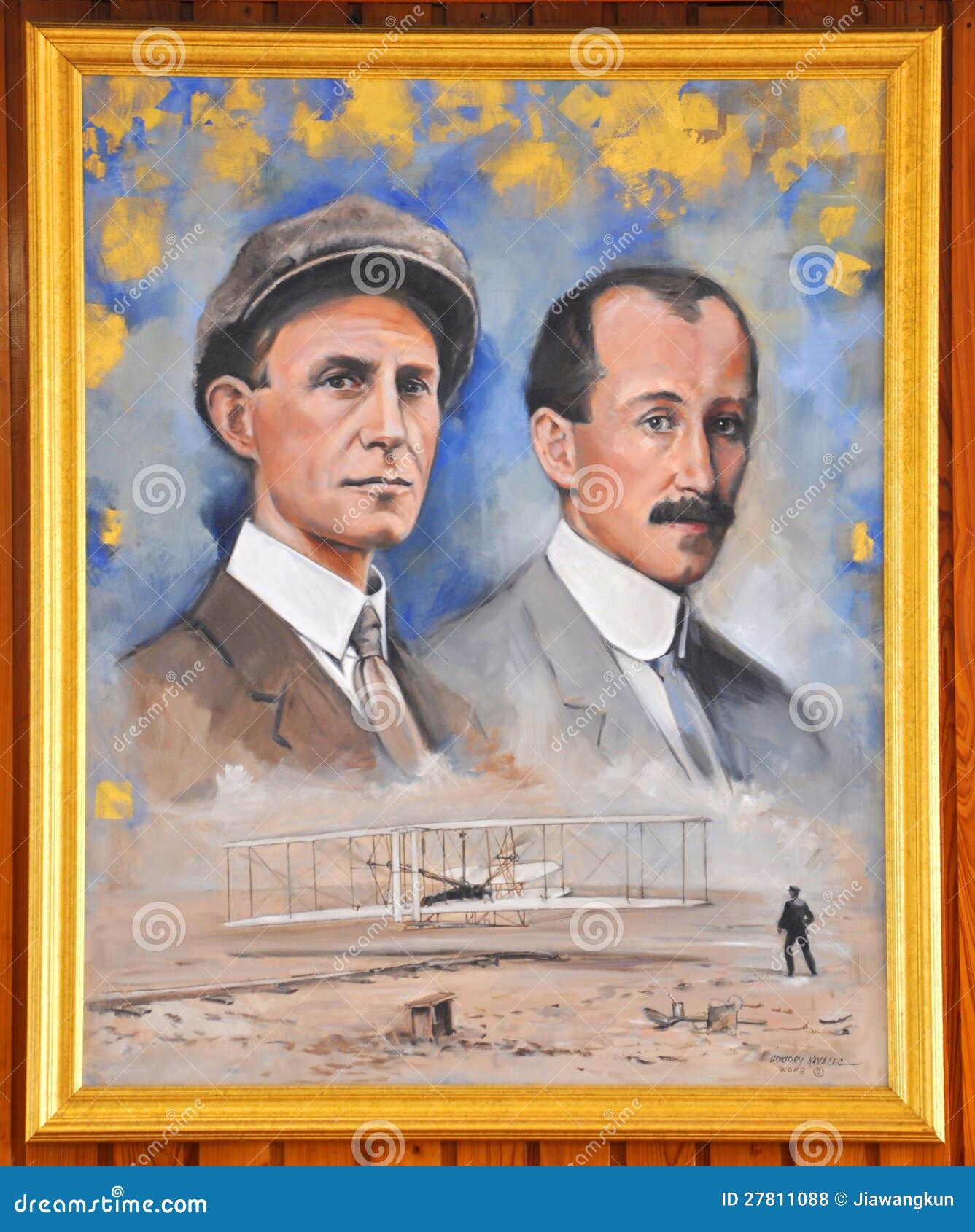 Retrato De Los Hermanos De Wright Foto de archivo editorial - Imagen de ...