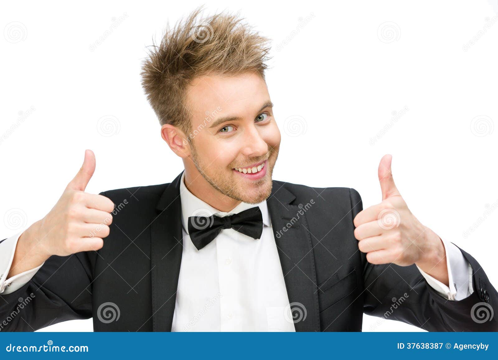 Retrato De Manosear Con Los Dedos Encima De Ejecutivo Imagen de archivo ...