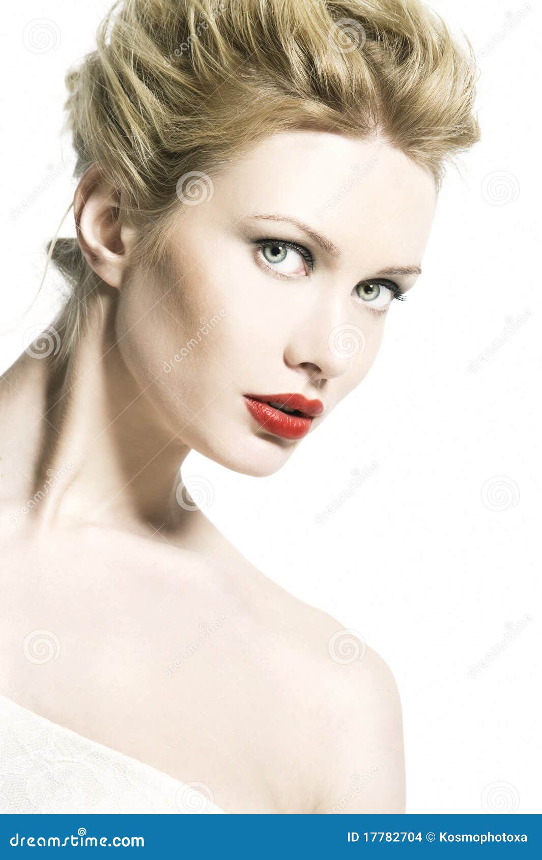 Retrato De Moda De Las Mujeres De La Belleza Foto De Archivo Imagen De Aislado Hermoso 17782704